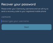 How to login and create a password