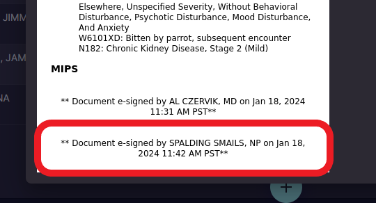 How to Co-sign a Progress Note
